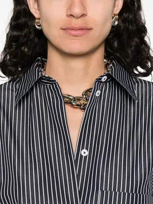 TOTEME Striped Cotton Shirtdress