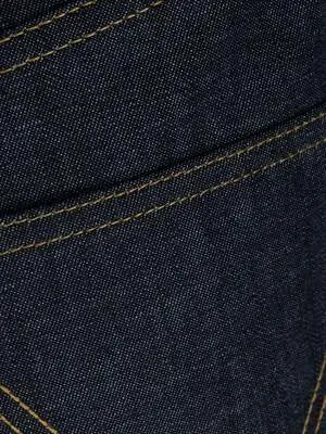 Bottega Veneta Straight Leg Jeans With Suede Pocket