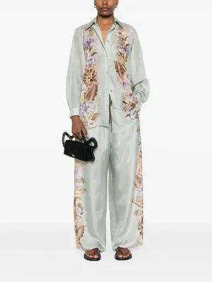 Zimmermann Printed Silk Shirt - Multicolor