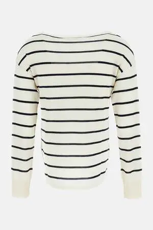 Max Mara Long Sleeve Striped Sweater