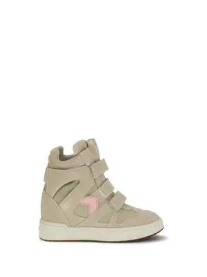 Isabel Marant Étoile Wedge Leather Sneakers - Cream