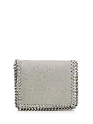 Stella McCartney Stella Mccartney Women Falabella Bi-Fold Wallet Gray