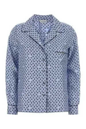 Max Mara Printed Silk Disco Shirt