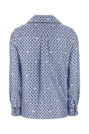 Max Mara Printed Silk Disco Shirt