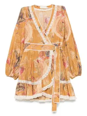 Zimmermann Ascension Cotton Mini Dress - Multicolor