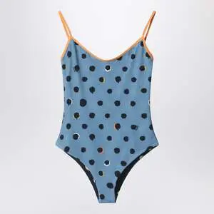 Fendi Reversible Polka Dot One-piece Swimsuit - Black