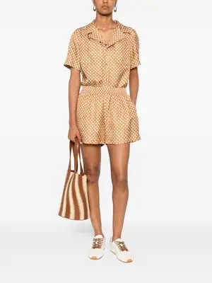 Celine Printed Silk Shirt