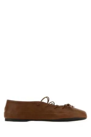 Miu Miu Ballerina Flats - Brown