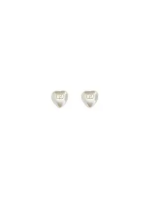 Valentino Garavani Valentino Garavani VLogo Signature Heart Drop Earrings Gold