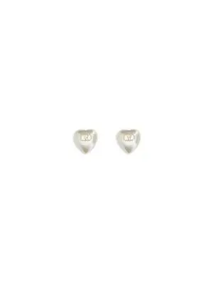 Valentino Garavani Vlogo Signature Heart Drop Earrings - Multicolor