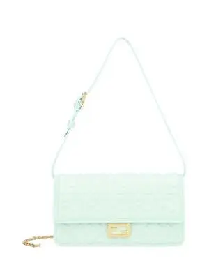 Fendi Baguette Chain Wallet - Green