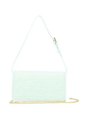 Fendi Baguette Chain Wallet - Green