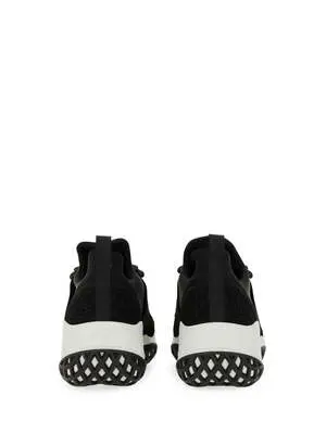 ROGER VIVIER Viv' Run Fabric Embellished Sneakers - Black