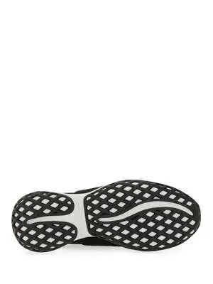 ROGER VIVIER Viv' Run Fabric Embellished Sneakers - Black