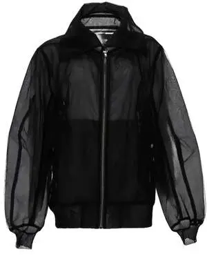 Rick Owens Dracucollar Flight Jacket - Black