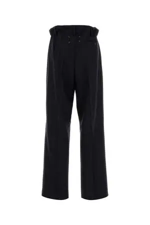 MAISON MARGIELA Embroidered Wool Palazzo Pants