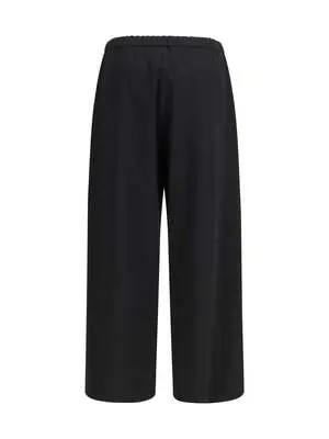 Max Mara Margenta Virgin Wool Trousers - Black