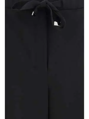 Max Mara Margenta Virgin Wool Trousers - Black
