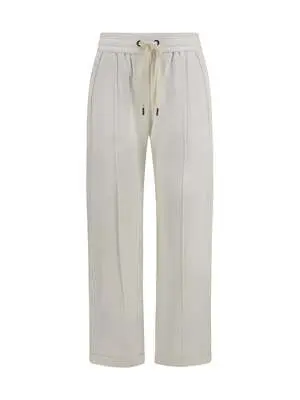 Brunello Cucinelli Mixed Linen Pants - White