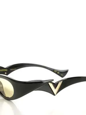 Valentino Garavani Acetate Cat Eye Sunglasses With Vlogo Detail