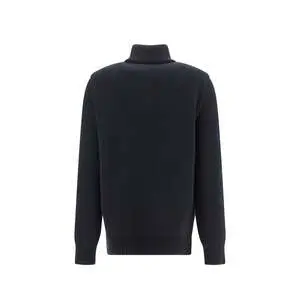 Loewe Shearling And Knit Zip-up Jacket