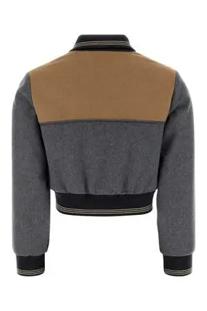 Miu Miu Two-tone Velour Jacket