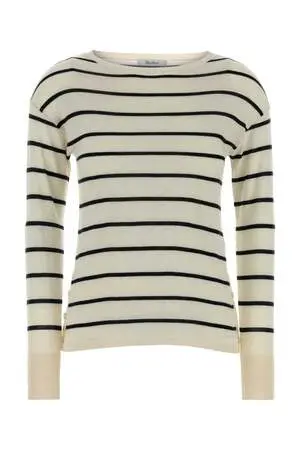 Max Mara Embroidered Cashmere Blend Tabella Sweater