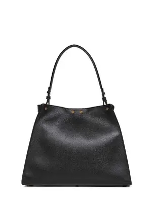 Fendi Black And Chocolate Way Medium Handbag