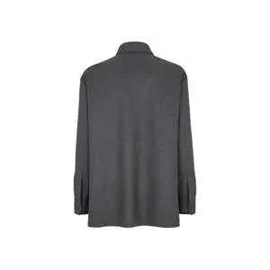 Fendi Cashmere Shirt Jacket With Ff Embossing