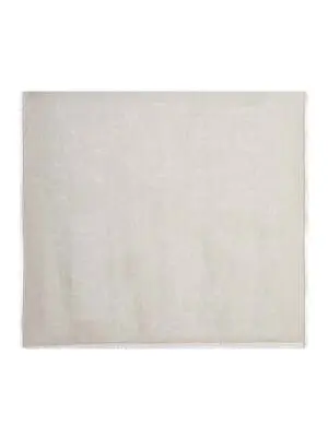Max Mara Cotton Blend Scarf With Jacquard Logo - Multicolor