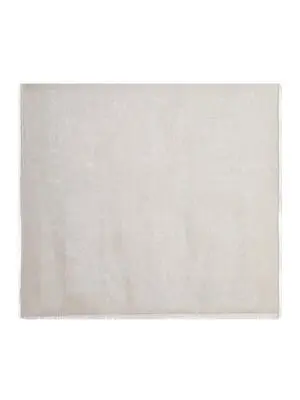 Max Mara Cotton Blend Scarf With Jacquard Logo - Multicolor