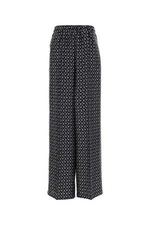 Max Mara Printed Silk Vischio Pants