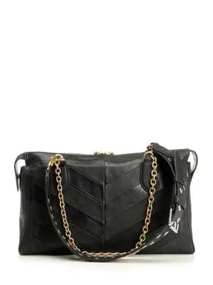 Valentino Garavani Medium Leather Bag With Panther Embellishment