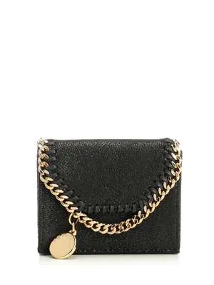 Stella McCartney Falabella Trifold Wallet - Black