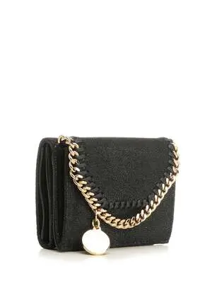 Stella McCartney Falabella Trifold Wallet - Black