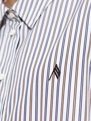 Attico Striped Cotton Shirt - Multicolor