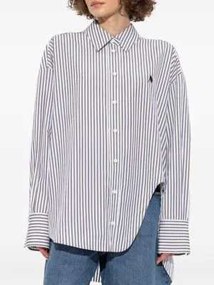 Attico Striped Cotton Shirt - Multicolor