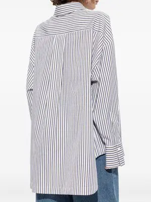 Attico Striped Cotton Shirt - Multicolor
