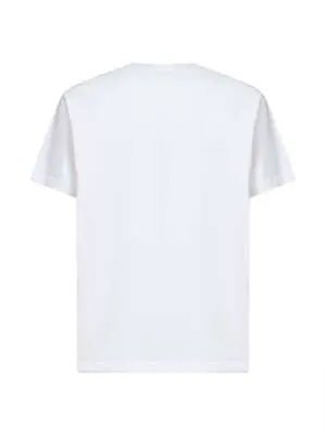 Gucci White Cotton Jersey Embroidered T-shirt