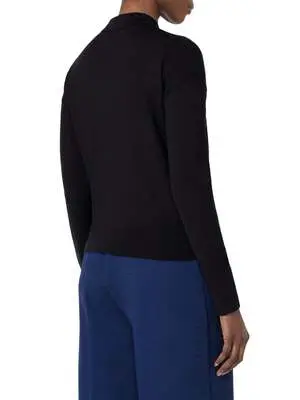Max Mara Wool Cardigan - Black