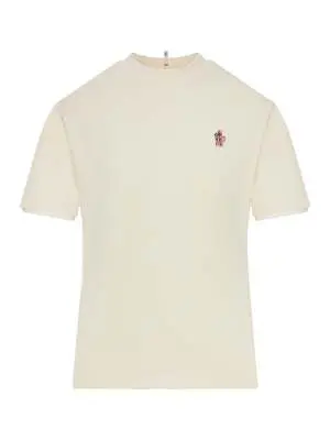 Moncler Stretch Jersey T-shirt - Cream