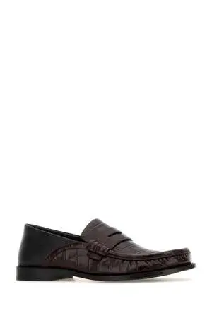 Loewe Two-tone Leather Campo Loafers - Multicolor