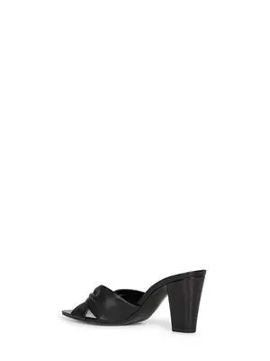 Saint Laurent Nappa Leather Franciane Mule Sandals - Multicolor