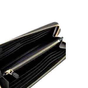 Prada Nylon Logo Wallet - Black
