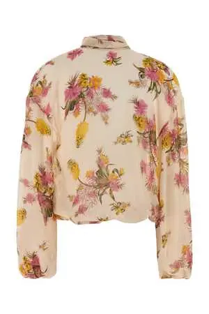 Blumarine Printed Georgette Blouse - Multicolor
