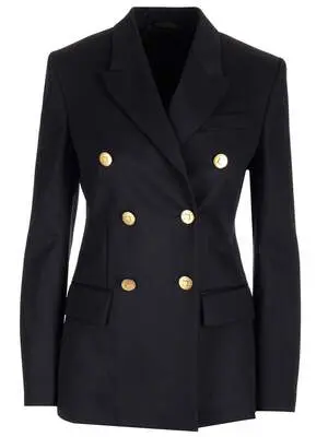 Givenchy Double-breasted Blazer With Gold Buttons - Blue