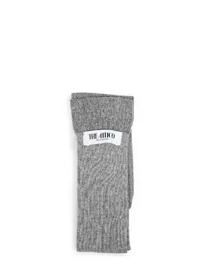 Attico Ribbed Stretch Cotton Long Socks - Multicolor