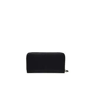 Prada Leather Logo Wallet - Black