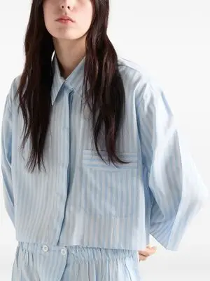 Prada Striped Silk Shirt
