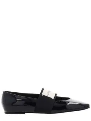 Givenchy Sliced Square Dancer Ballerinas - Black